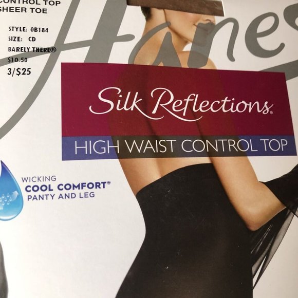 Hanes | Accessories | Hanes Silk Reflection High Waist Control Top ...